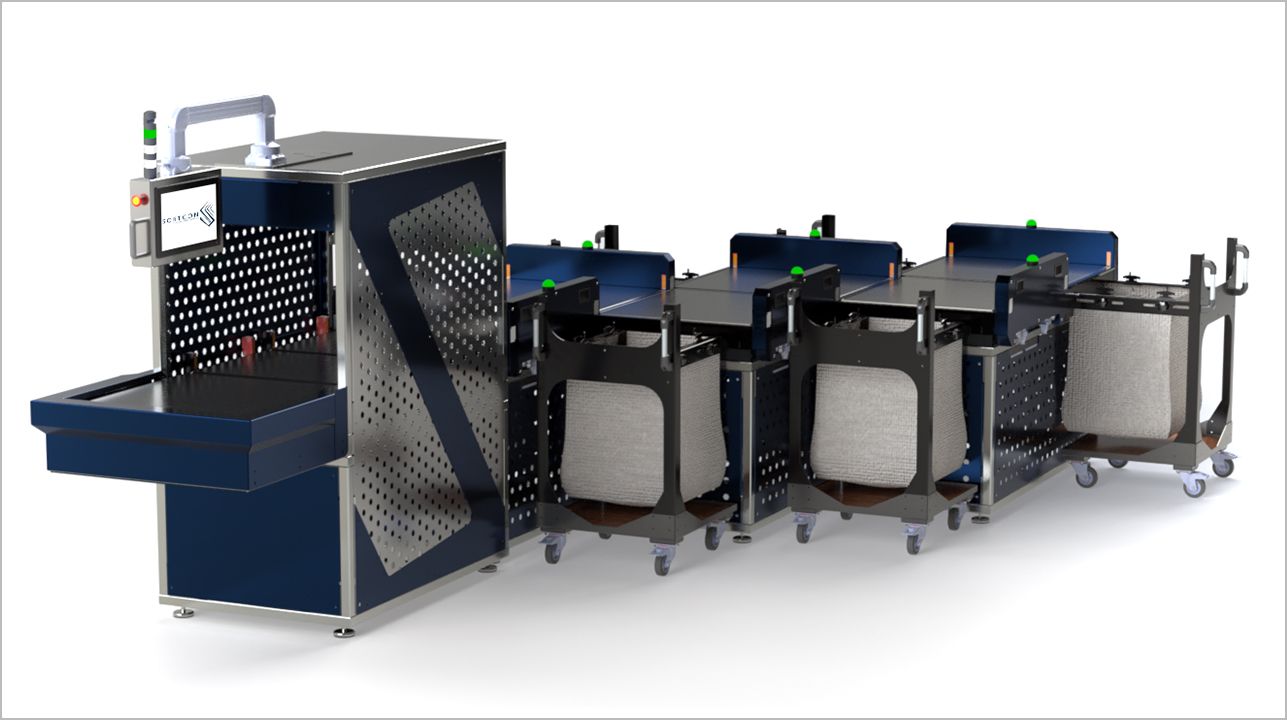 Engraumbereich Sortierer